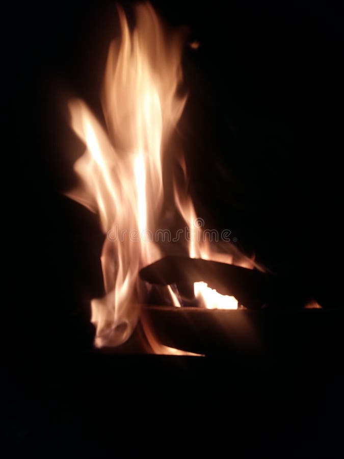 Original Image of Fire during the Hawan Stock Image - Image of original ...