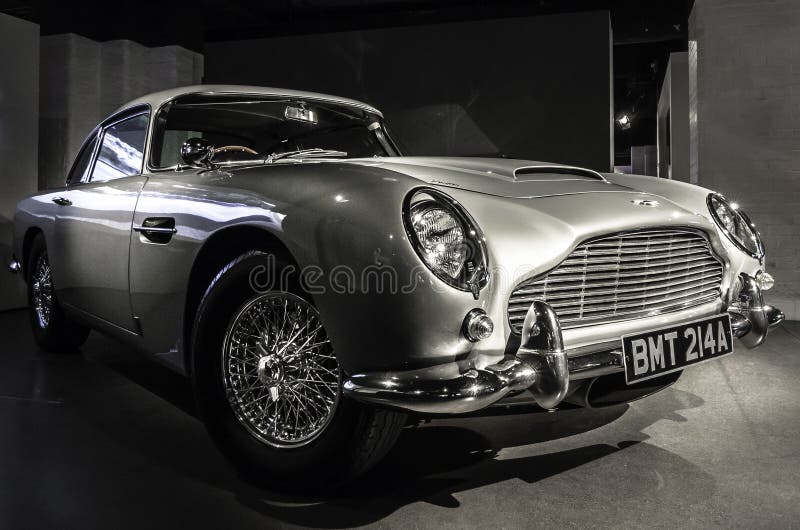 The Original James Bond Aston Martin DB5 Editorial Photo - Image of ...