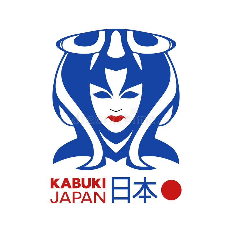 Original Japan symbol stock vector. Illustration of geisha - 358594402