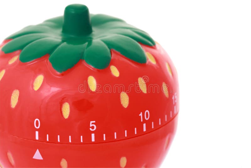 Original Kitchen Clock in Form Strawberry Stock Photo - Image of large ...