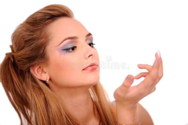 Original make-up stock photo. Image of looking, quiet - 12013108