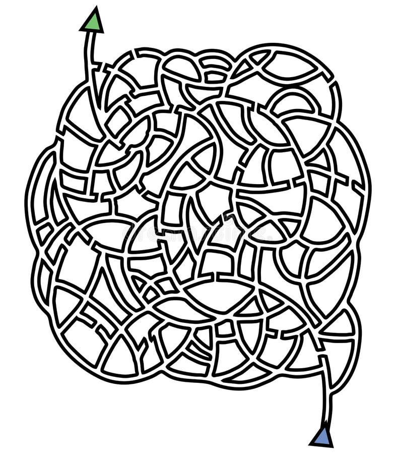 Original maze stock vector. Illustration of composition - 35100682