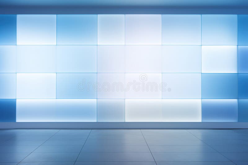 Original Minimalist and Cozy Background, Interior Empty Space, Lights ...