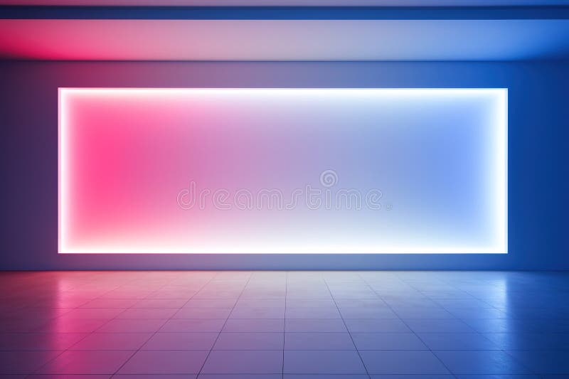 Original Minimalist and Cozy Background, Interior Empty Space, Lights ...