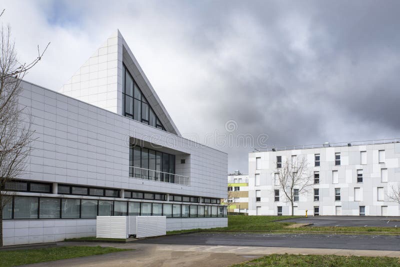 Original modern building stock photo. Image of industry - 273258084