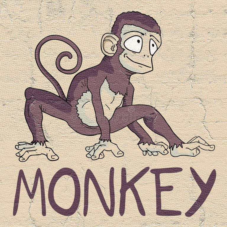 Original monkey stock illustration. Illustration of impressive - 82001162
