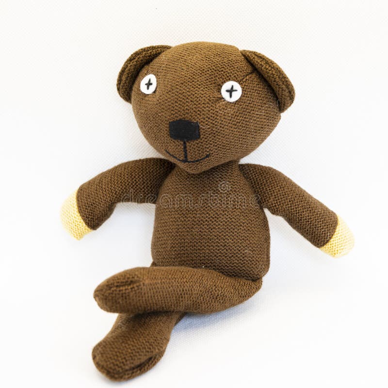An Original Nice Stuffed Baer, Known As Mister Bean Bear Stock Image ...