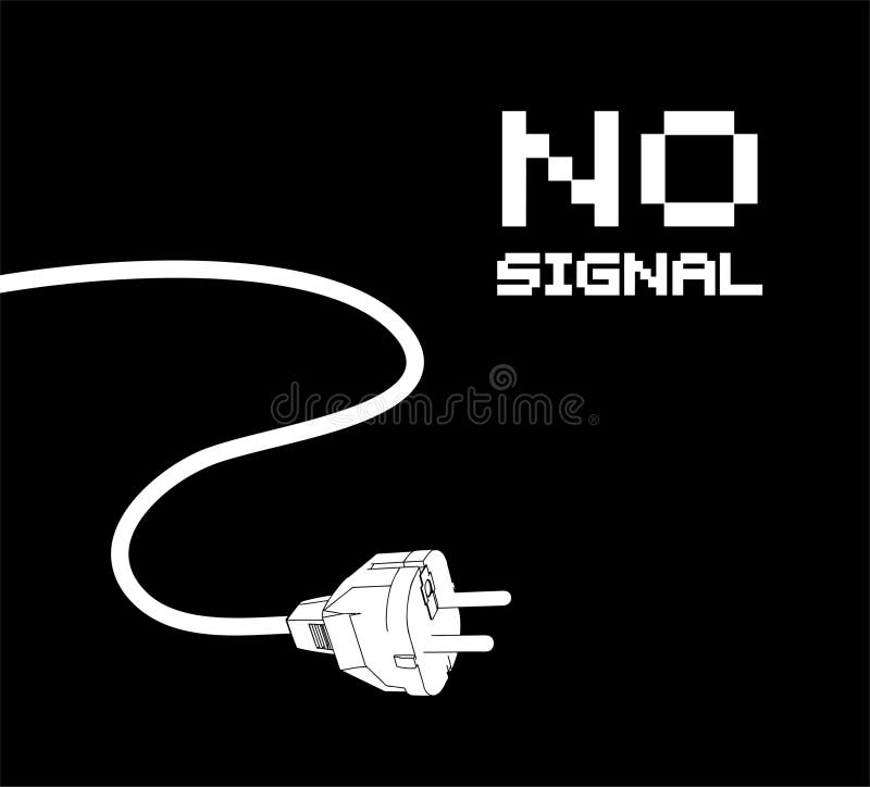 Original no signal message stock vector. Illustration of wifi - 292579069