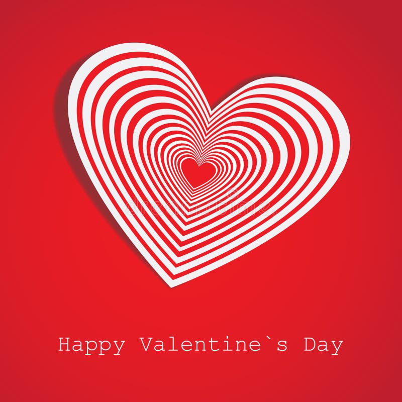 Original paper heart stock vector. Illustration of drawing - 22871732