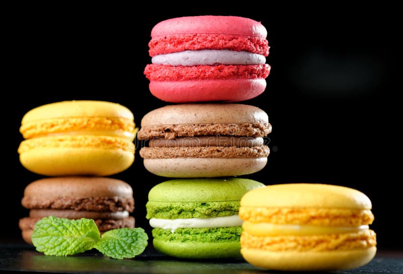 Original Paris Macaroons stock photo. Image of beige - 49257518