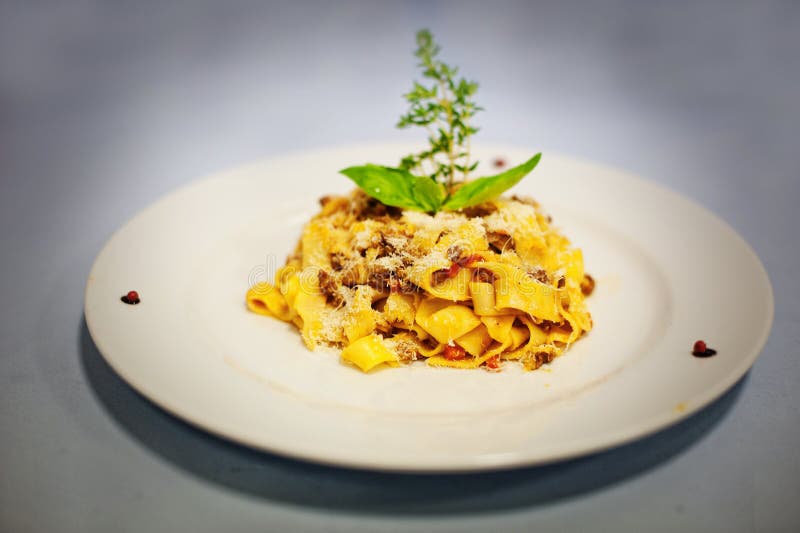 Original pasta stock photo. Image of restaurant, meat - 56953606