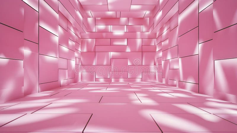 Original Pink Background with Light and Shadow for Design Inspiration ...