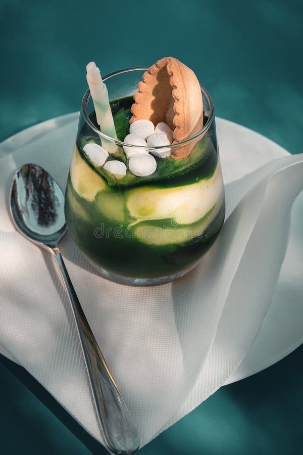 Original pistachio mousse stock photo. Image of dessert - 159759772