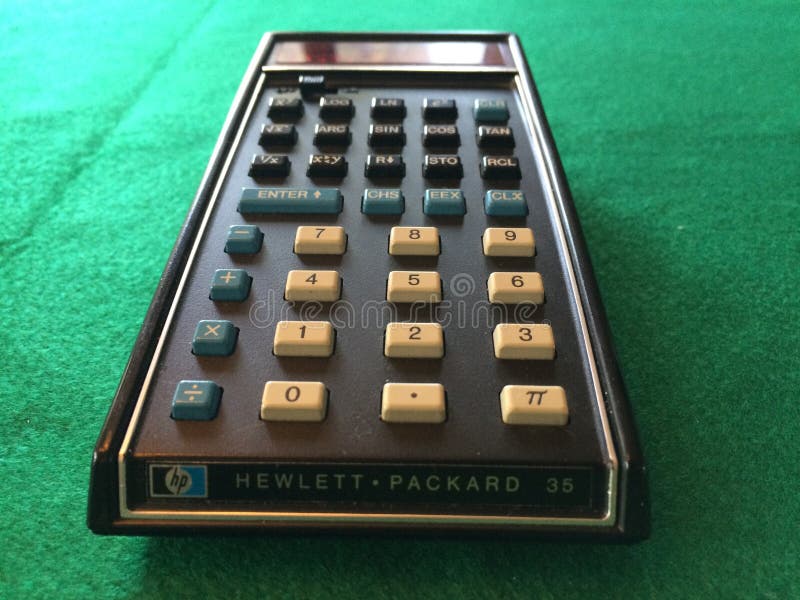 Original Pocket Calculator editorial image. Image of hewlett - 59314765