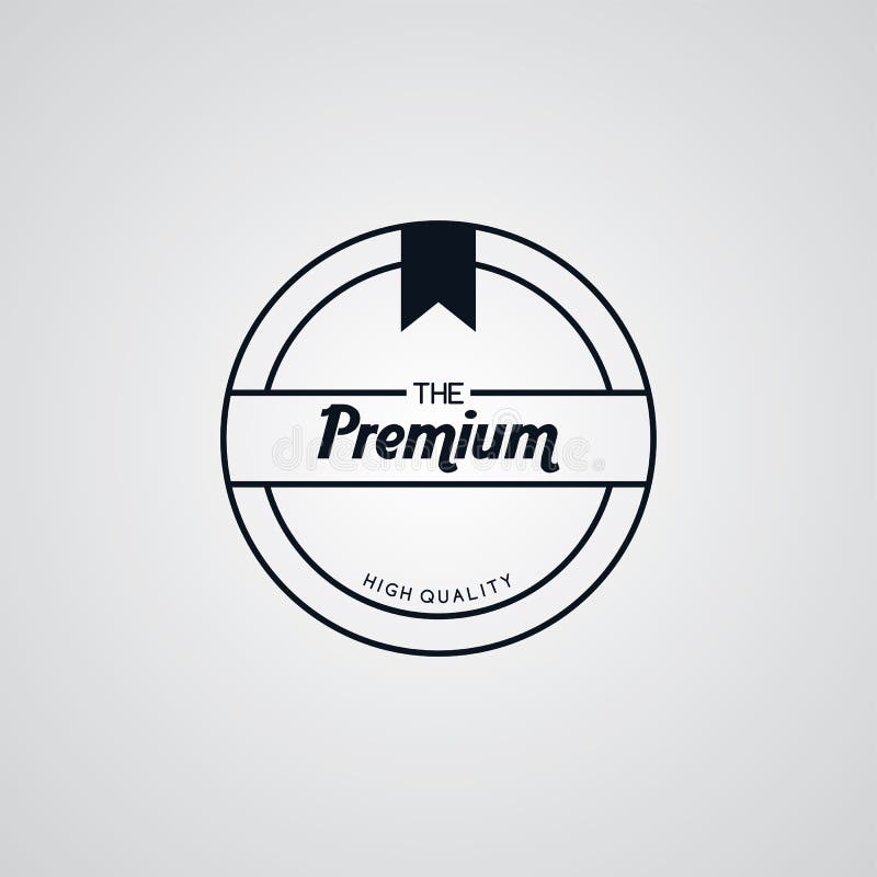 Original Premium Label Retro Theme Badge Emblem Stock Vector ...