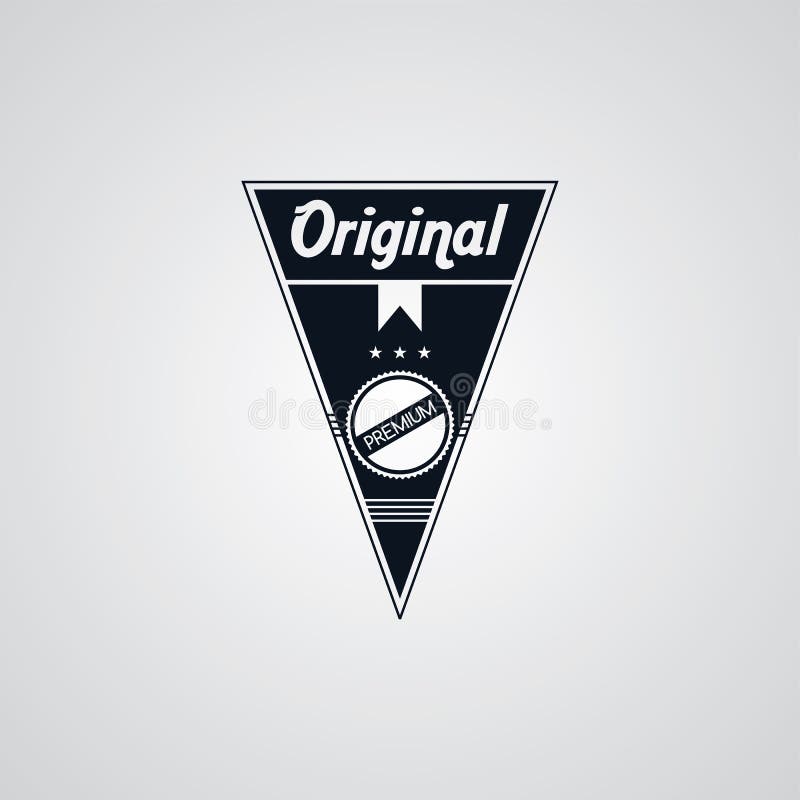 Original Premium Label Retro Theme Badge Emblem Stock Vector ...