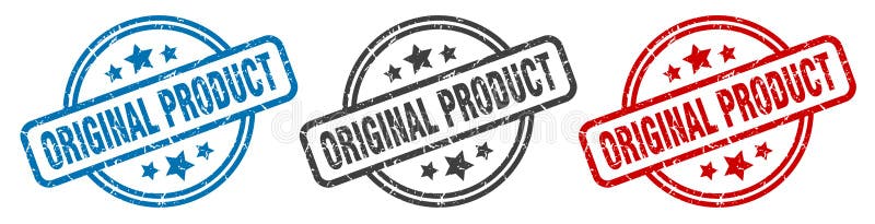 Original Product Stamp. Original Product Round Isolated Sign Stock ...