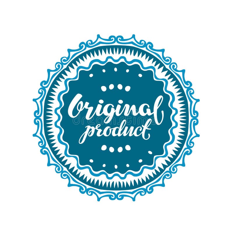Original Product. Vector Illustration Stock Vector - Illustration of ...