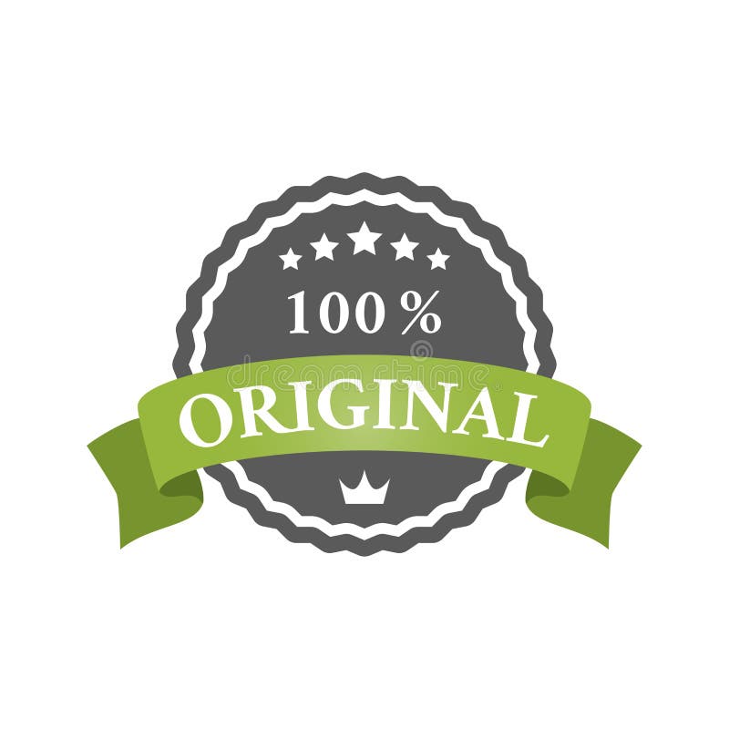 Original Product Sign. Original Product Circular Band Label. Original ...