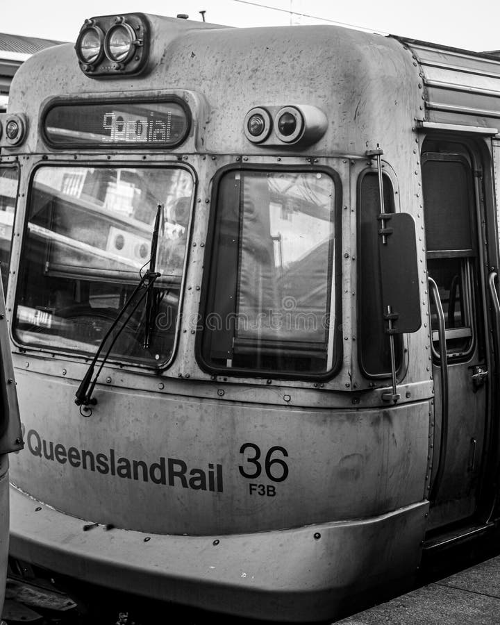 Original Queensland Rail Train Still in Working Order Editorial Stock ...