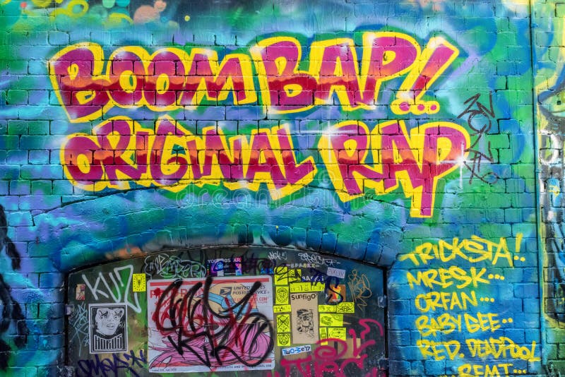 Graffiti wall 1 editorial photo. Image of modern, seamless - 97322306