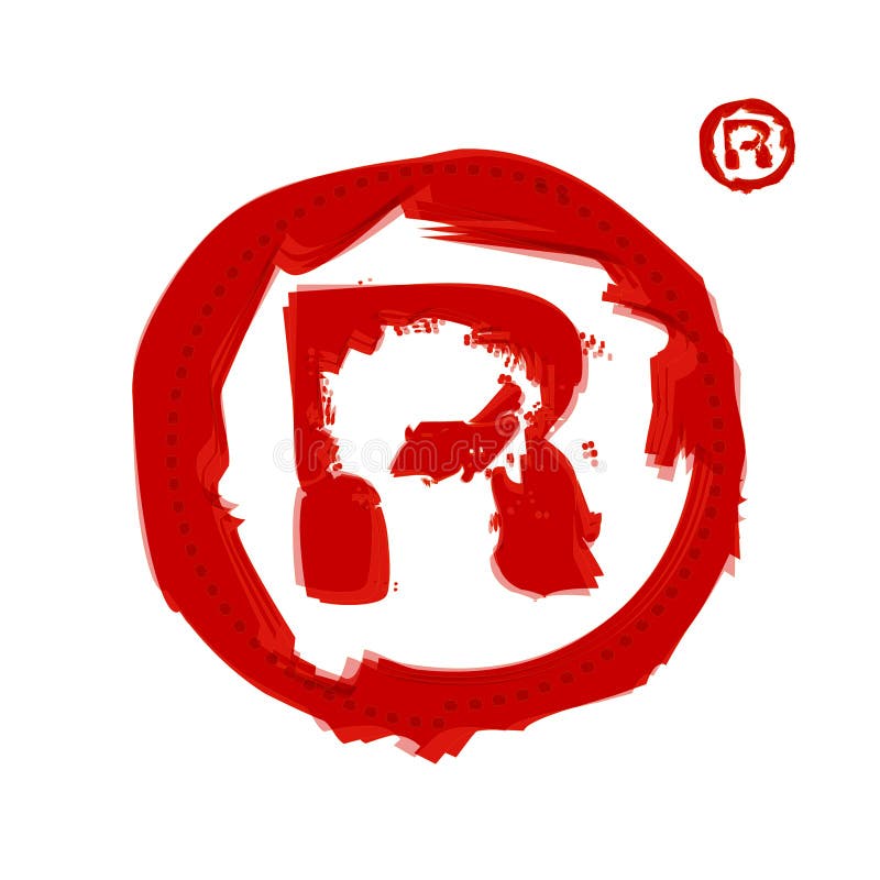 Original red stock illustration. Illustration of certificate - 4681528