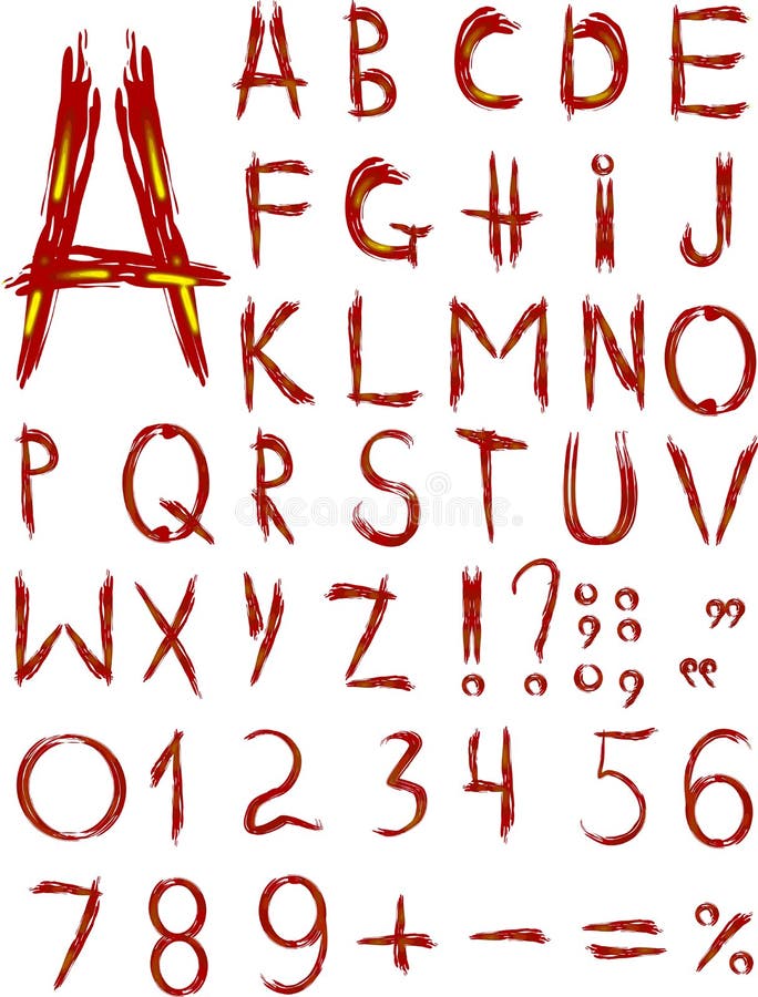 Red Font Stock Illustrations – 155,657 Red Font Stock Illustrations ...