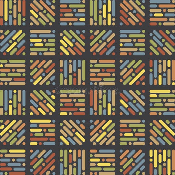 Original Retro yet Modern Patterns Stock Vector - Illustration of ...