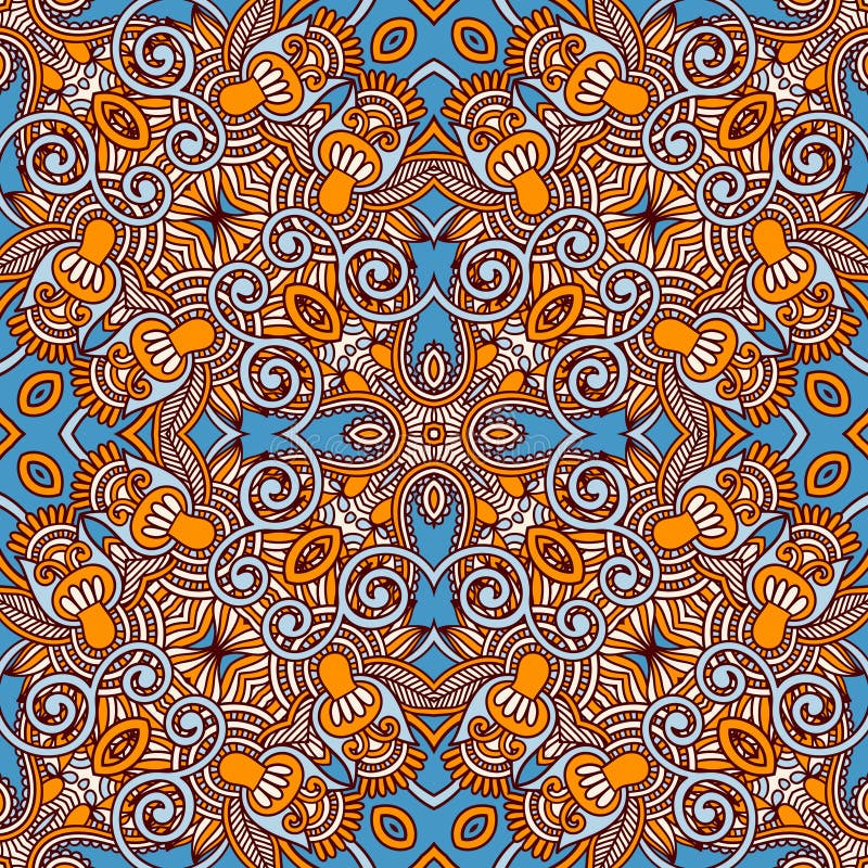 Original Retro Paisley Seamless Pattern Stock Vector - Illustration of ...