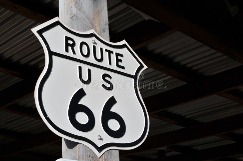 Original Route 66 sign stock photo. Image of arizona - 20104206