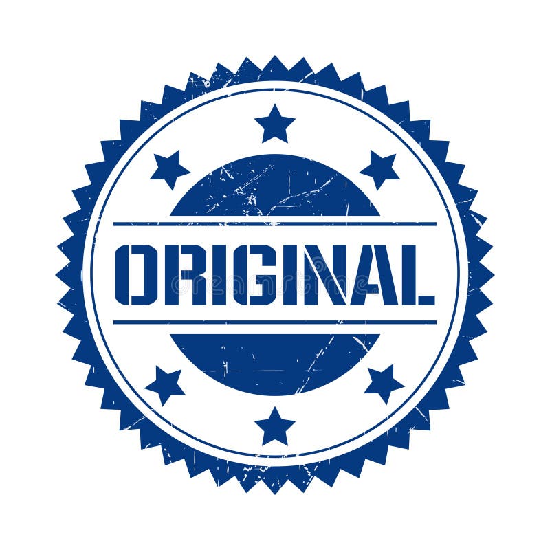 Original Rubber Stamp Original Vector Stock Vector - Illustration of ...