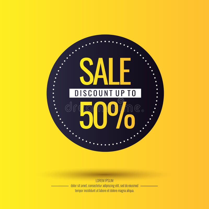 Original Sale Poster for Discount. Stock Vector - Illustration of offer ...