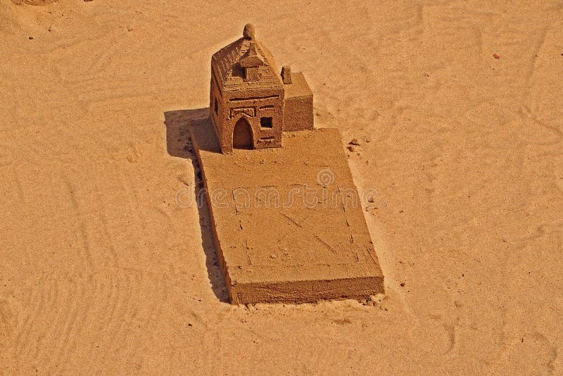 Original Sand Structures on the Beach on a Beautiful Warm Sunny Day by ...