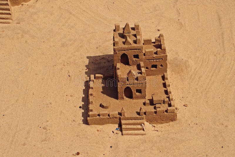 Original Sand Structures on the Beach on a Beautiful Warm Sunny Day by ...