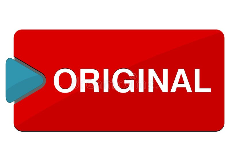 Original sign stock vector. Illustration of originally - 83596005