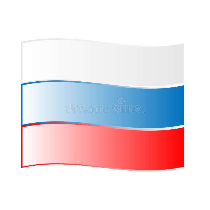 Original and Simple Russia Flag Stock Vector - Illustration of ...