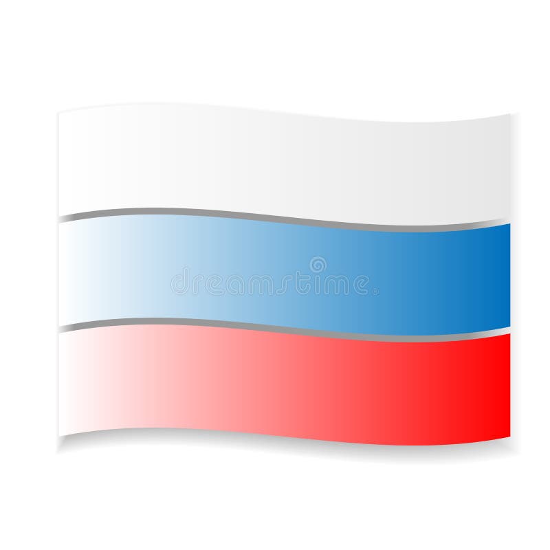 Original and Simple Russia Flag Stock Vector - Illustration of state ...