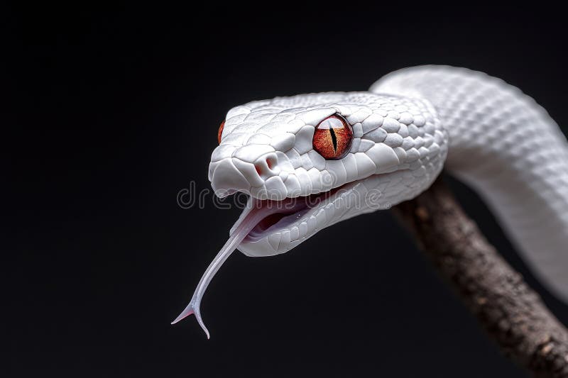 Forbidden Temptation: Dark Image of Snake and Apple, Symbolic of ...