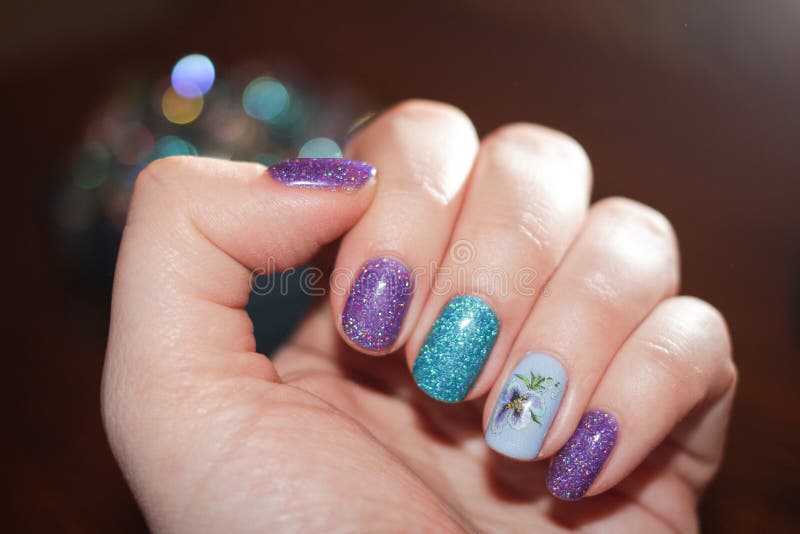 Original Spring Nail Design Stock Photo - Image of creativity, hand ...