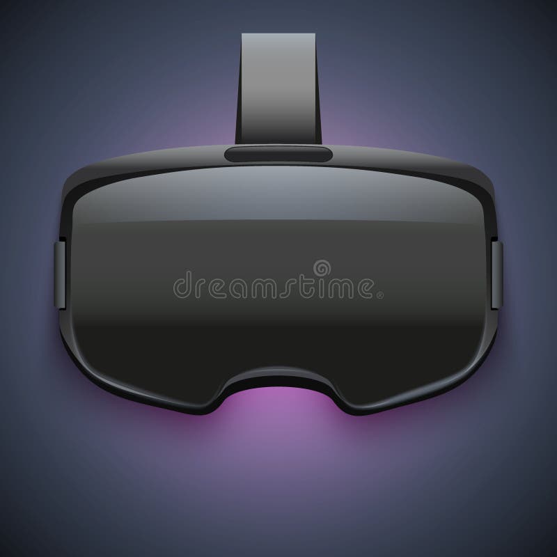 Original Stereoscopic 3d VR Headset Stock Vector - Illustration of ...