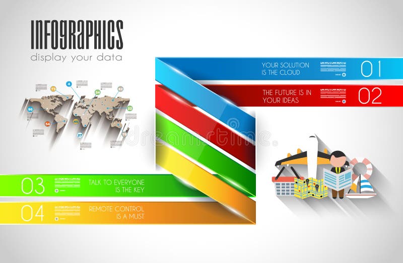 Original Style Infographic Template Stock Vector - Illustration of ...
