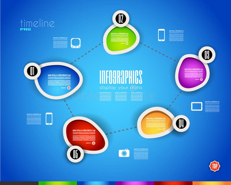 Original Style Infographics Templates Stock Vector - Illustration of ...