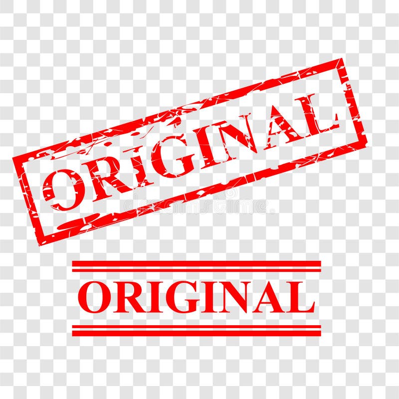 Original, 2 Style Streak Red Rubber Stamp, at Transparent Effect ...