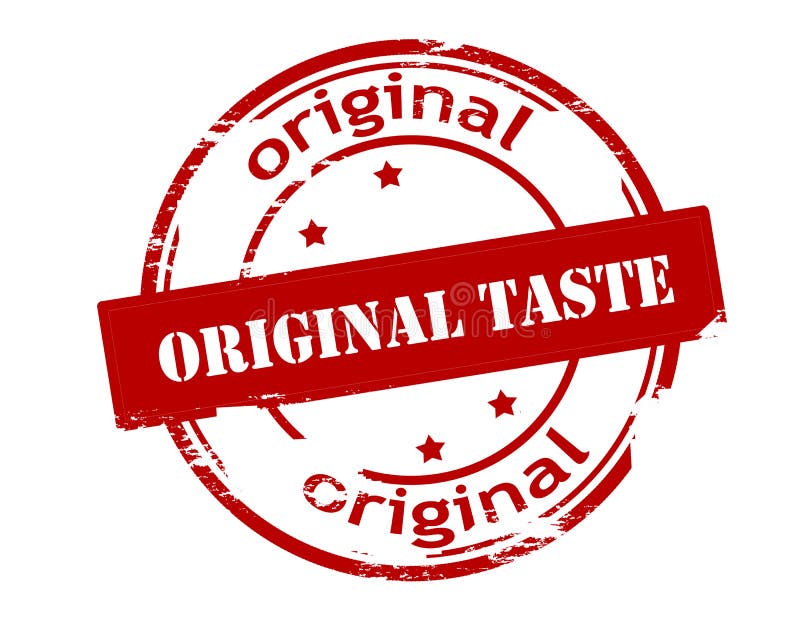 Original taste stock vector. Illustration of inside, symbol - 82273424