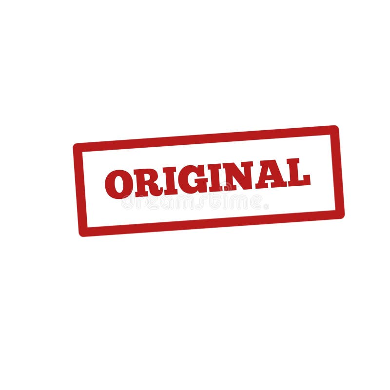 Original Text Stamp.on. White Stock Illustration - Illustration of ...