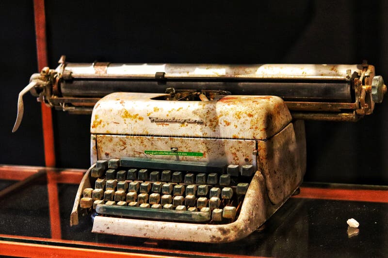 Original Typewriter at Hermann Hesse Museum in Montagnola Editorial ...