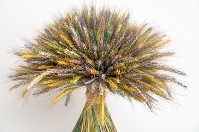 An Original and Unusual Bouquet of Their Rye. Modern Floristry Stock ...