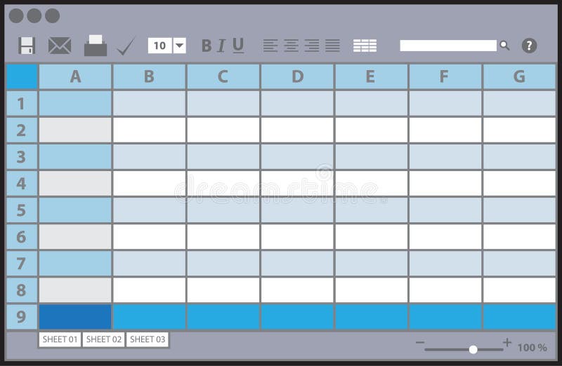 Original vazio da tabela ilustração do vetor. Ilustração de conceito ...