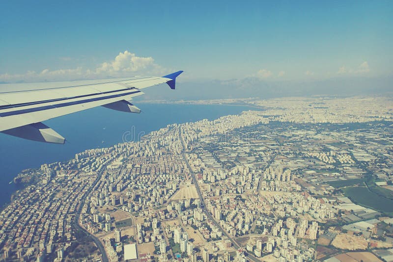 Original View of Turkey from the Windows of Aircraft Flying Over it ...