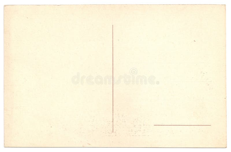 Original Vintage Back Side POSTCARD with Space for Correspondence and ...